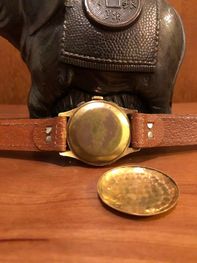 Texa Pink Gold Antimagnetic Chronograph Vintage Watch Faraday Cage Rare ...