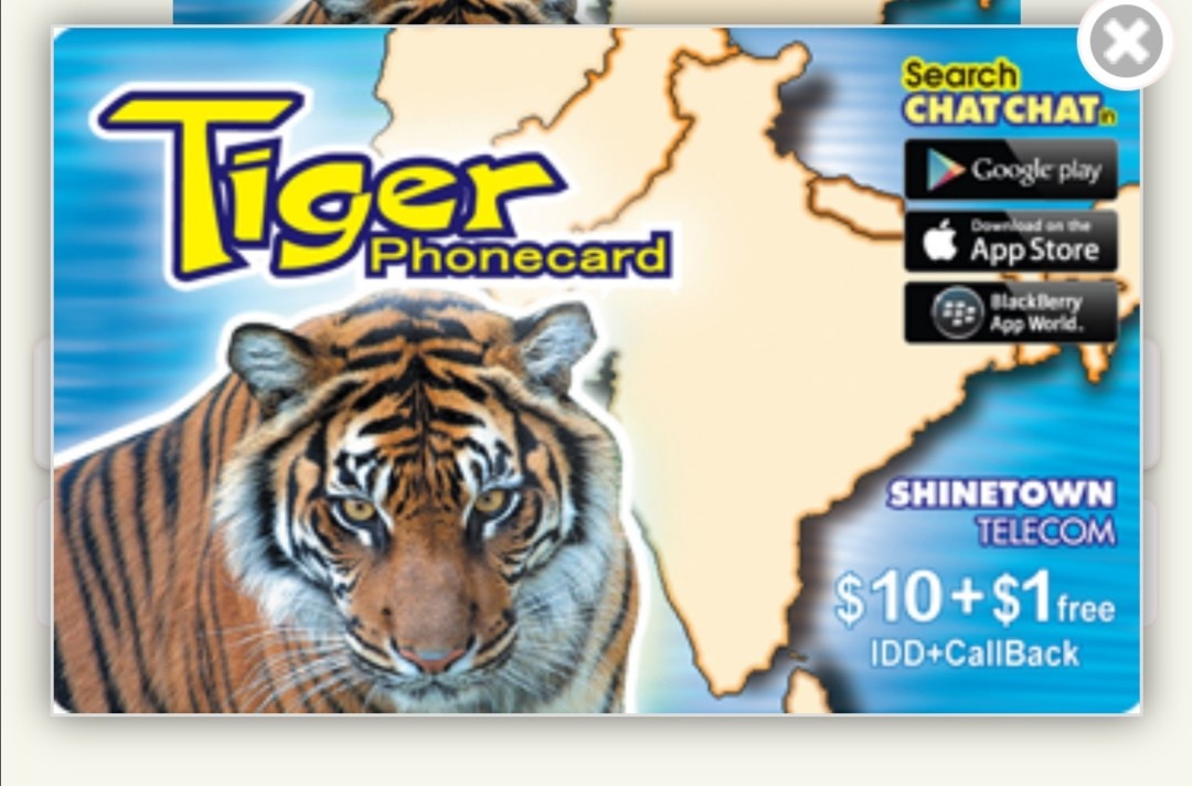Tiger calling card, Mobile Phones & Gadgets, Mobile & Gadget ...