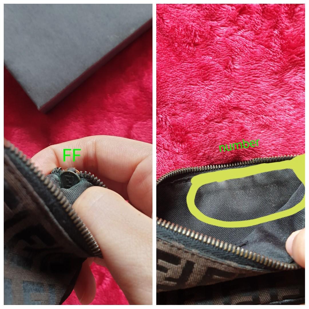 Vintage FENDI Zucca Monogram Coin Purse Key Ring Cles, Luxury, Bags ...