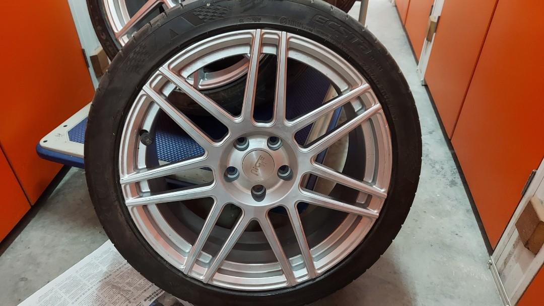 19 inch forged monoblock rims and tires suitable for Toyota Estima ...