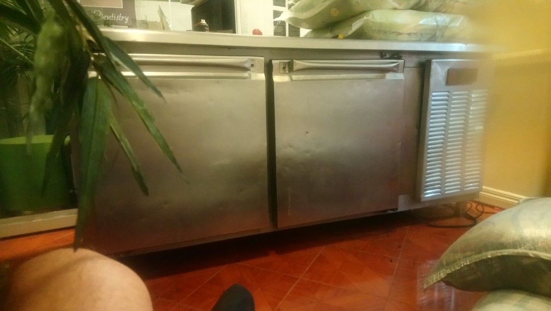 2 Doors Table Top Chiller Stainless, TV & Home Appliances, Kitchen ...