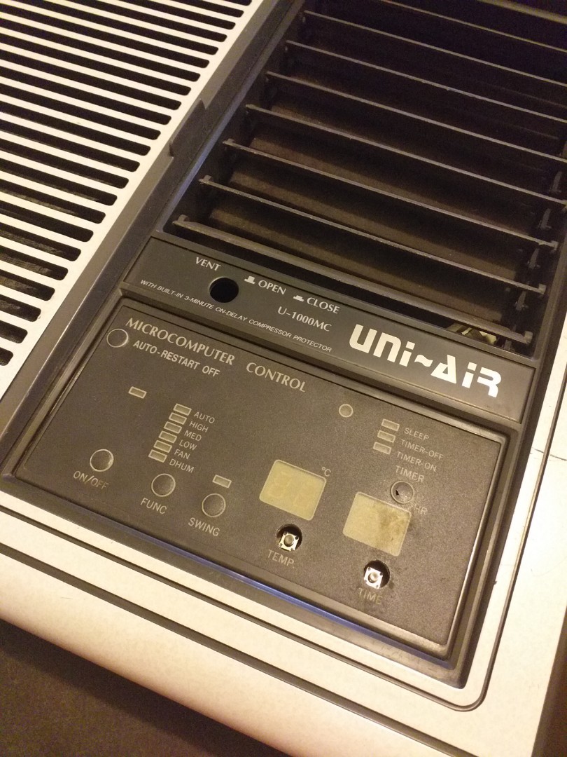 2nd hand 1.5hp Aircon Uni Air U-1000MC, TV & Home Appliances, Air ...