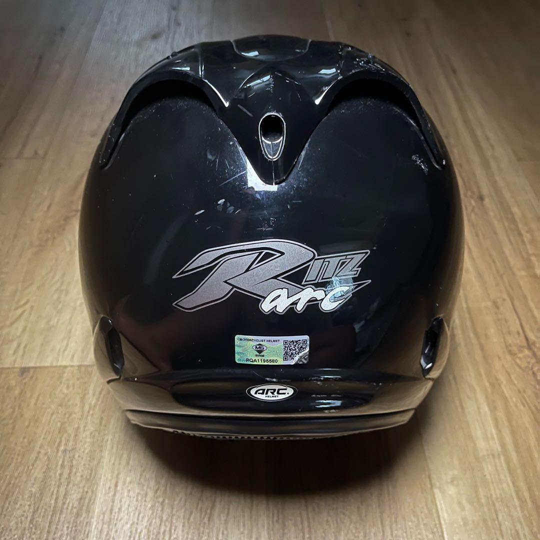 ARC RITZ ( BLACK ), Motorcycles, Motorcycle Apparel on Carousell