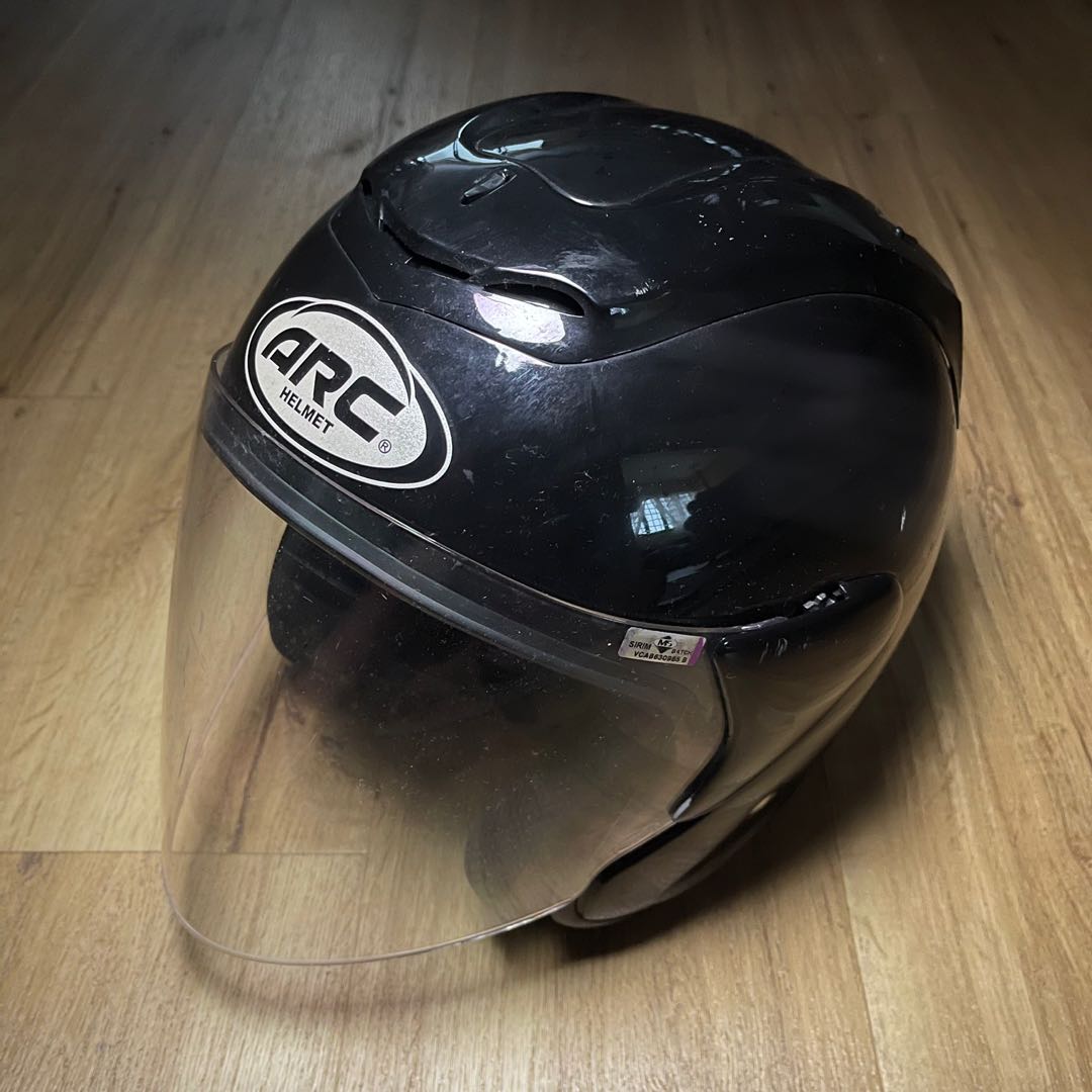 ARC RITZ ( BLACK ), Motorcycles, Motorcycle Apparel on Carousell