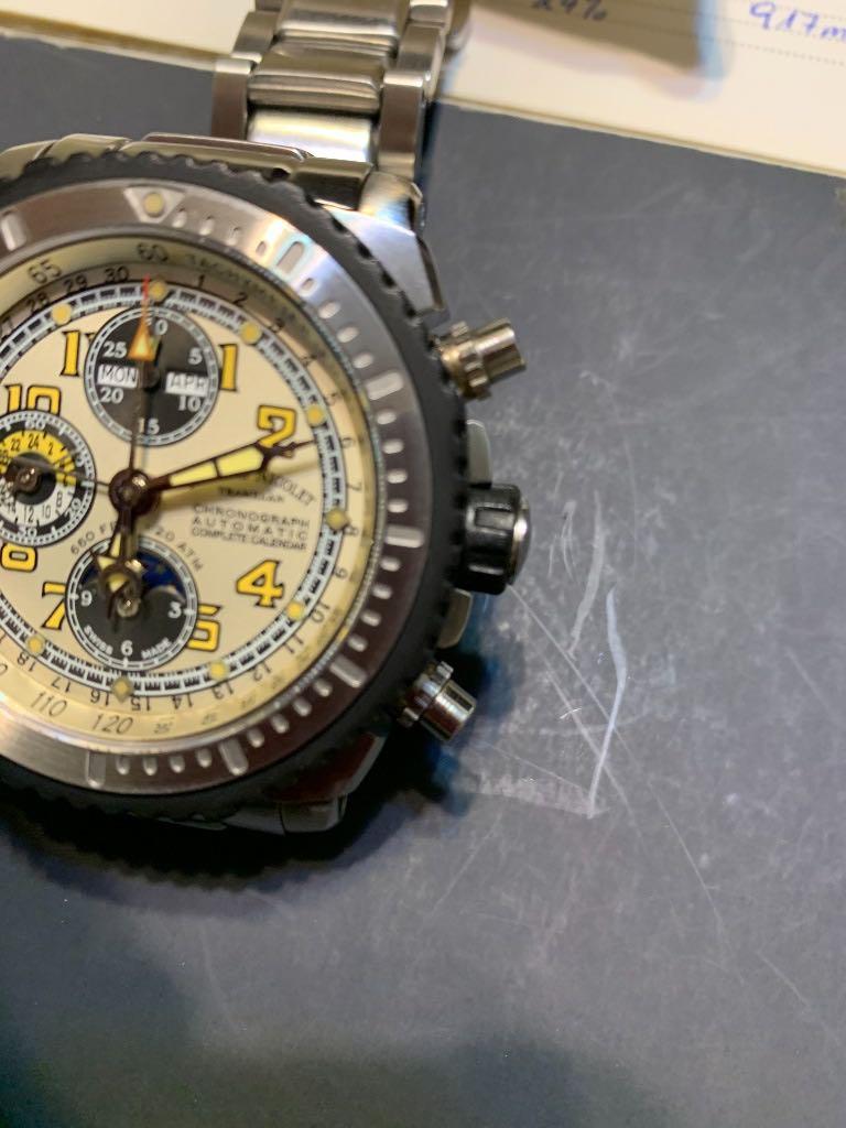 ARMAND Nicolet Tramelan S05 Chronograph & Complete Calendar – Very Rare ...
