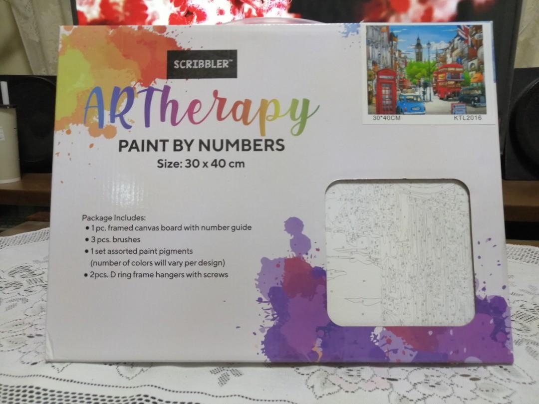 Artherapy paint by numbers kit, Hobbies & Toys, Stationary & Craft, Art ...
