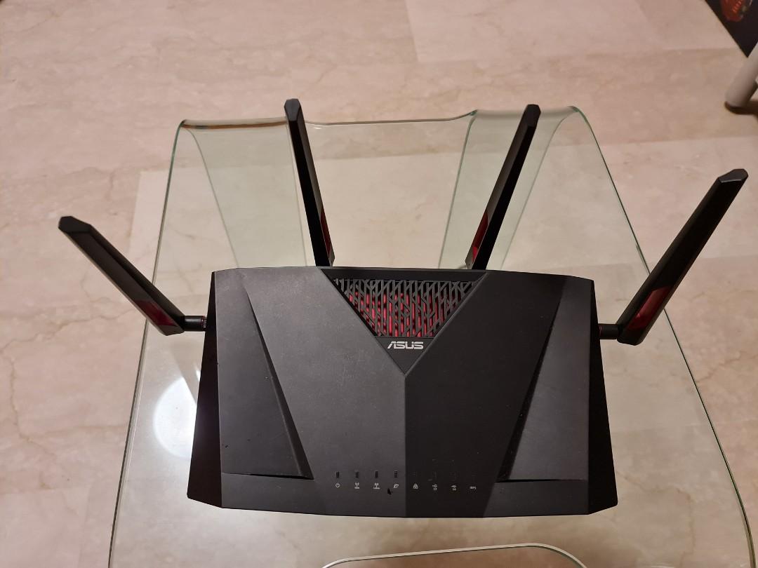 Asus Gaming Router RT-AC88U / AC3100, Electronics, Computer Parts ...