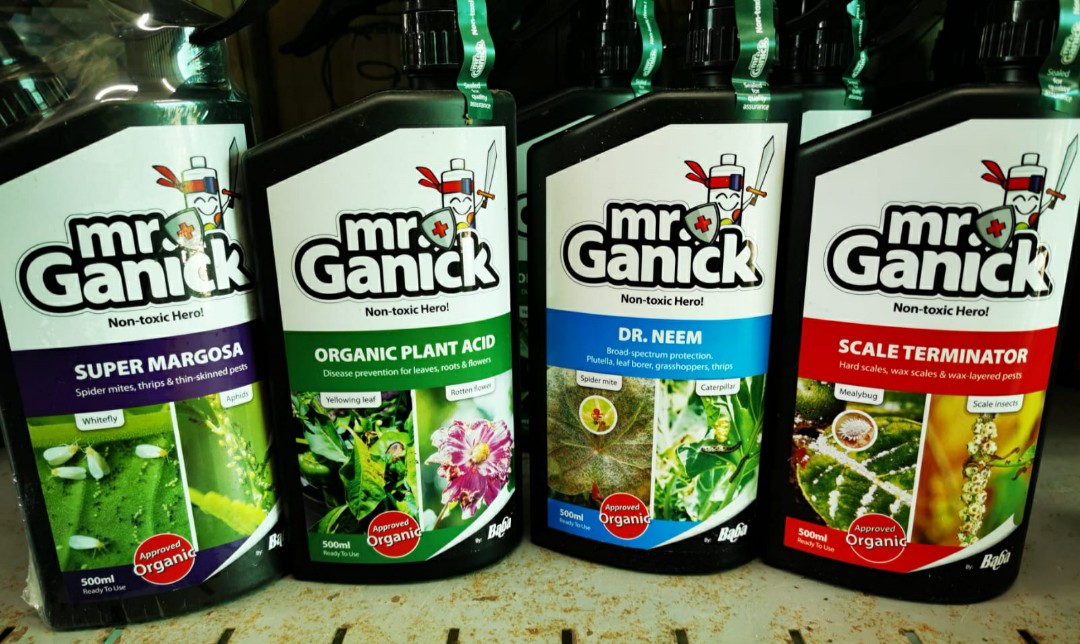 BABA Mr Ganick 500ml Scale Terminator/DR.NEEM/Organic Plant Acid/Super Margosa Gardening Liquid ...