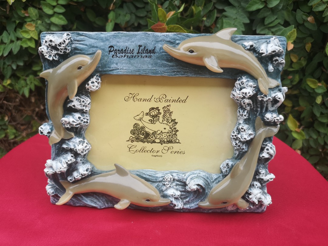 Bahamas Island 3D Dolphin Decor Photo Frame, Furniture & Home Living ...