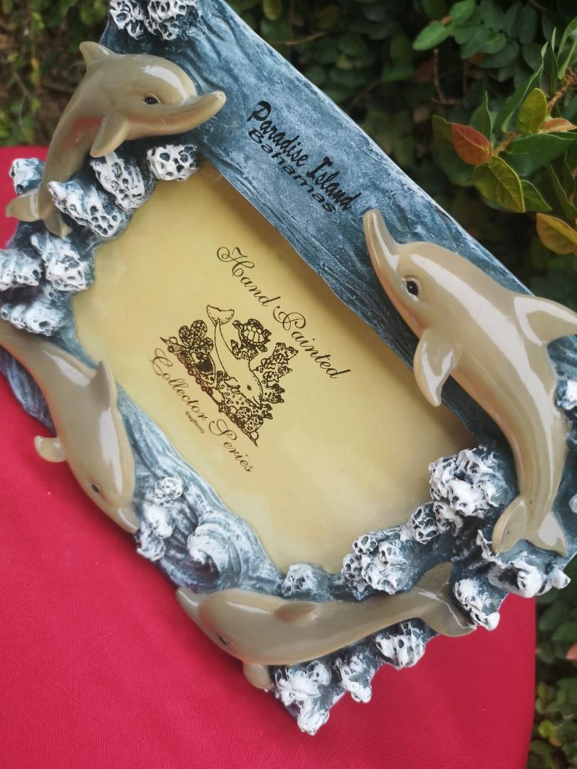 Bahamas Island 3D Dolphin Decor Photo Frame, Furniture & Home Living ...