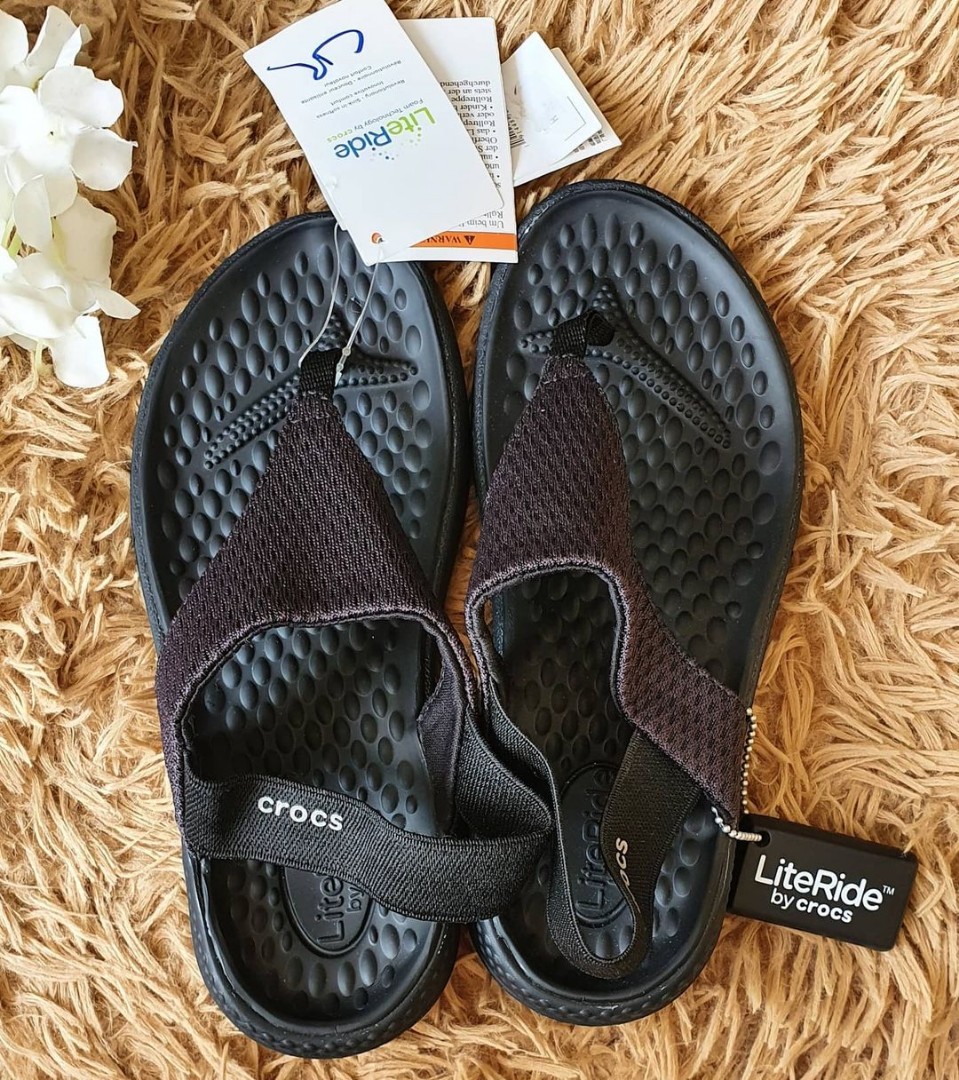 Barand new Crocs LiteRide Mesh Flip W, US, Men's Fashion, Footwear ...