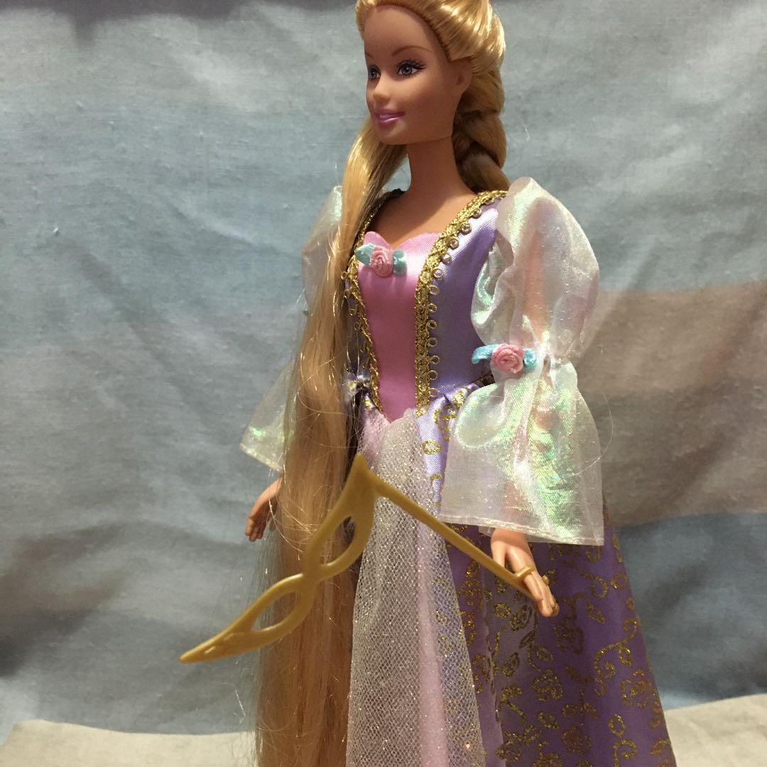 Barbie Rapunzel Growing Hair, Toys & Collectibles, Mainan di Carousell