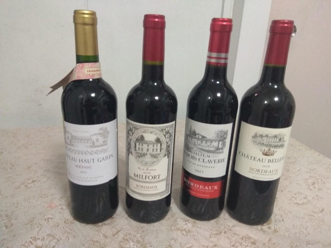 Chateau Red Wine (sold out), Food & Drinks, Alcoholic Beverages on ...