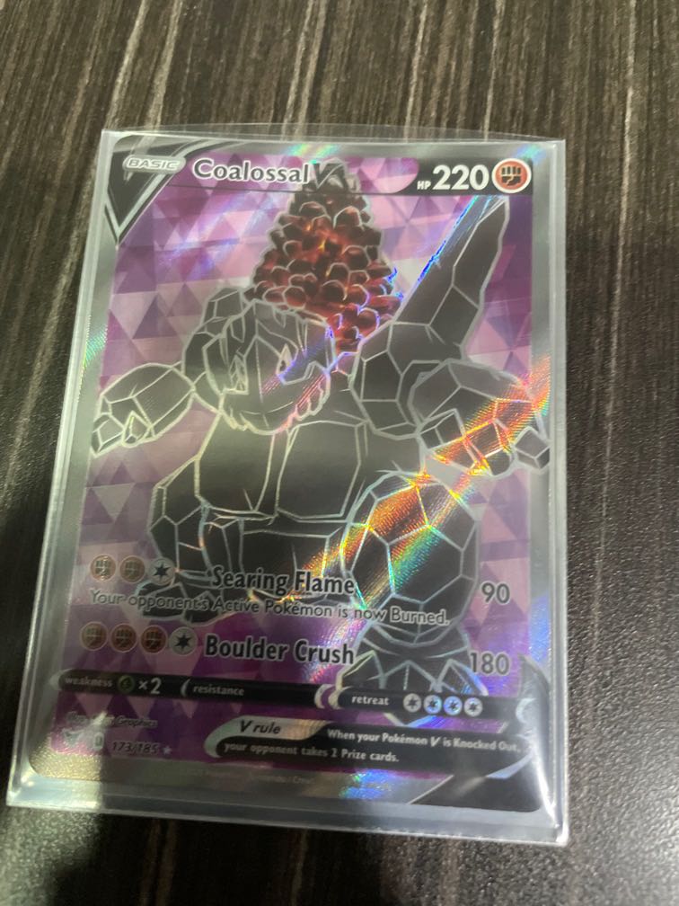 Coalossal V 173/185 full art ultra rare, Hobbies & Toys, Toys & Games ...