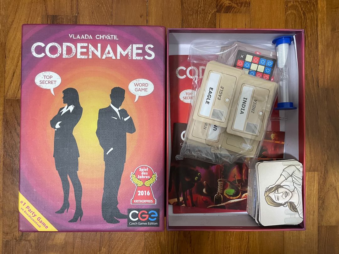 Codenames Board Game, Hobbies & Toys, Toys & Games on Carousell