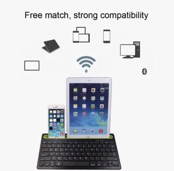 Dual Channel Bluetooth Wireless Keyboard, Audio, Headphones & Headsets ...