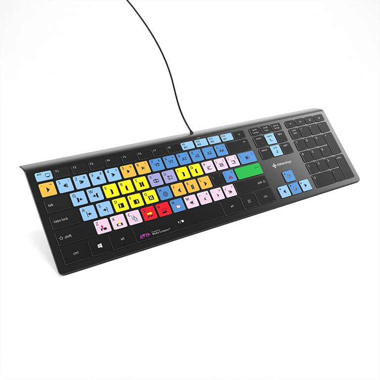 FreeDelivery Avid Media Composer Keyboard | Backlit Keyboard for ...