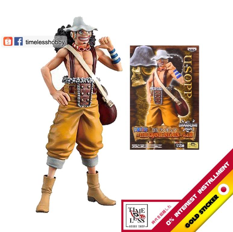 【GOLD STICKER】DXF The Grandline Men Vol 10 Usopp Usop Figure One Piece ...