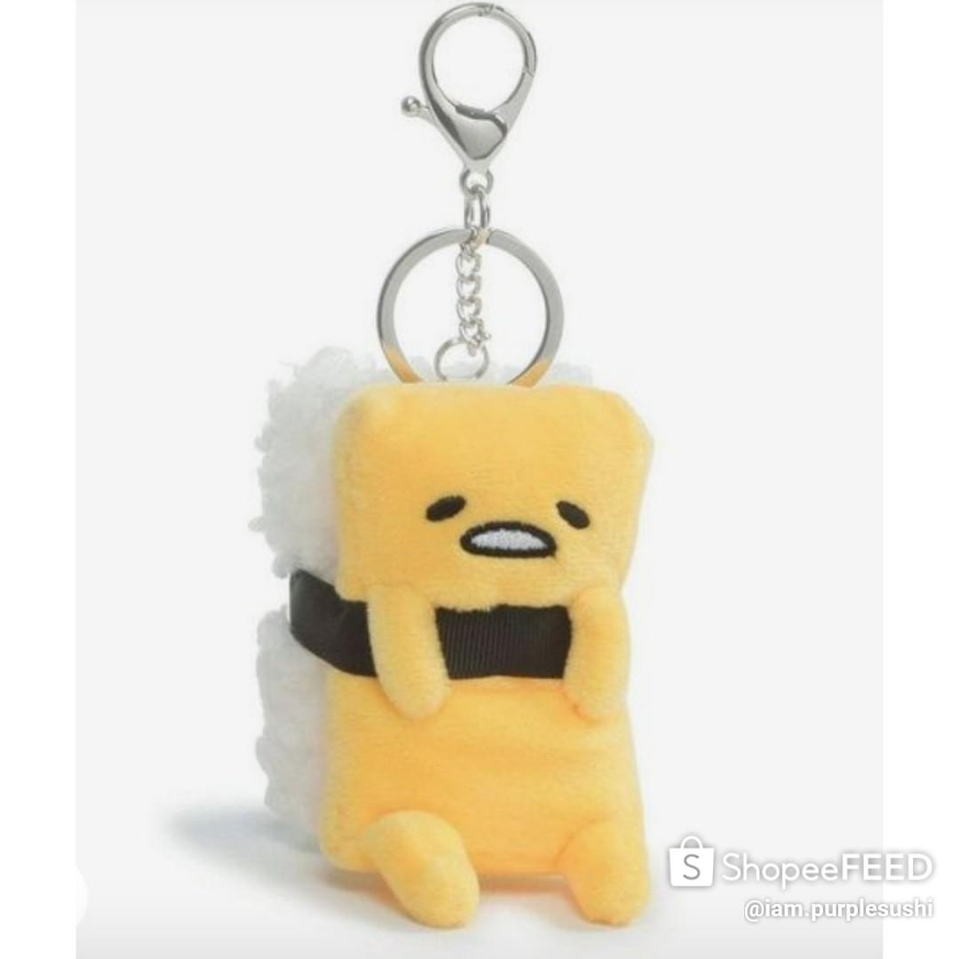Gudetama plush keychains bacon and tamago egg, Hobbies & Toys, Toys ...