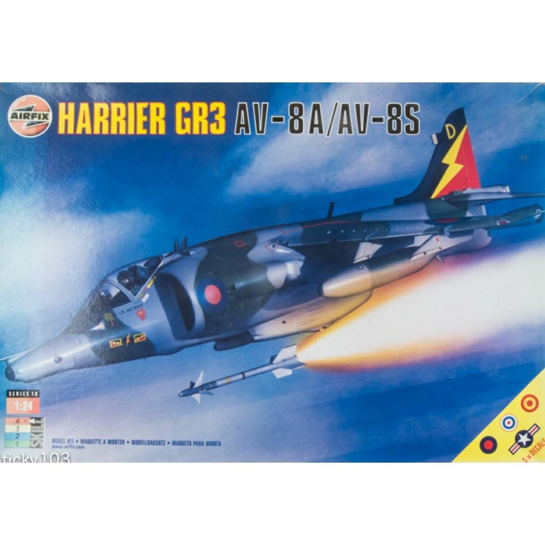 Harrier GR3 & Sea Harrier FRS-1 1/24 Airfix, Hobbies & Toys, Toys ...
