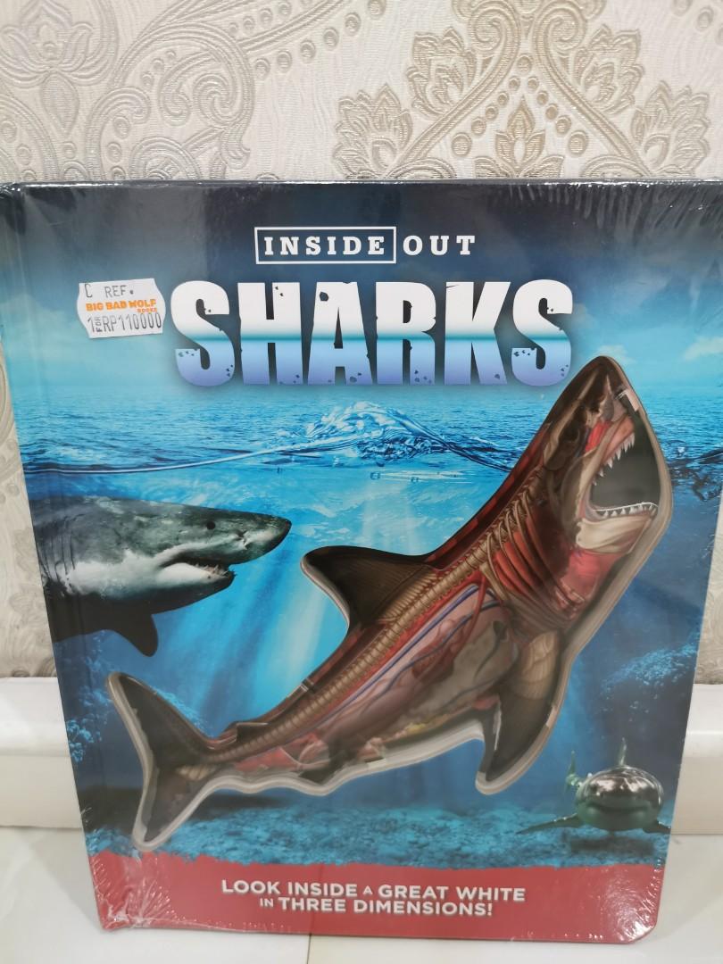 Inside out shark 3D, Buku & Alat Tulis, Buku Anak-Anak di Carousell