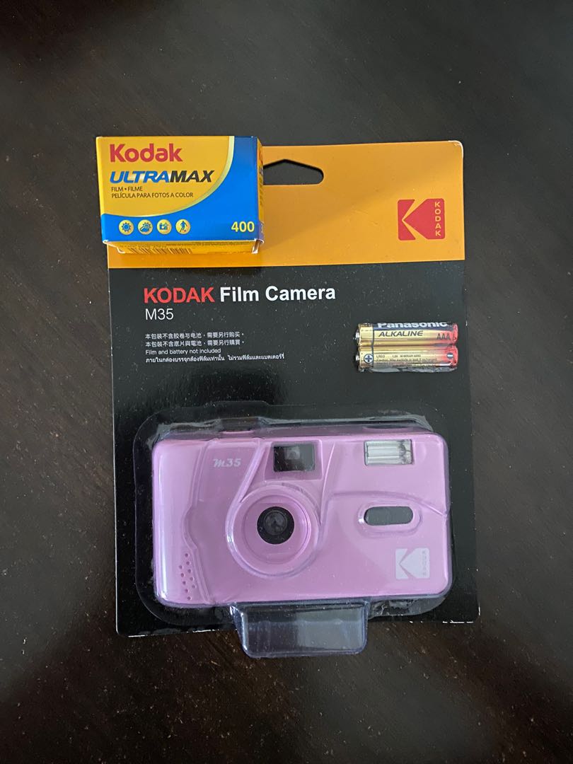 Kodak 35mm Film Camera in Purple, Photography, Cameras on Carousell