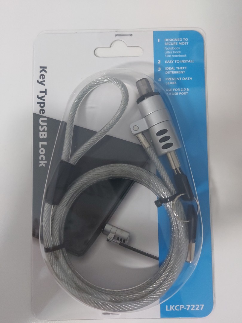 Laptop lock -Kep Type USB Lock, Computers & Tech, Parts & Accessories ...