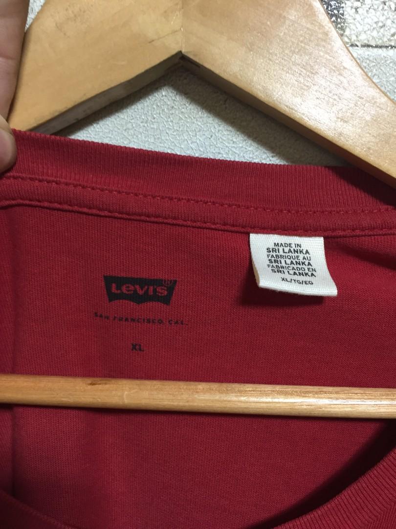 LEVI'S 501 TEE SHIRT, Men's Fashion, Tops & Sets, Tshirts & Polo Shirts ...