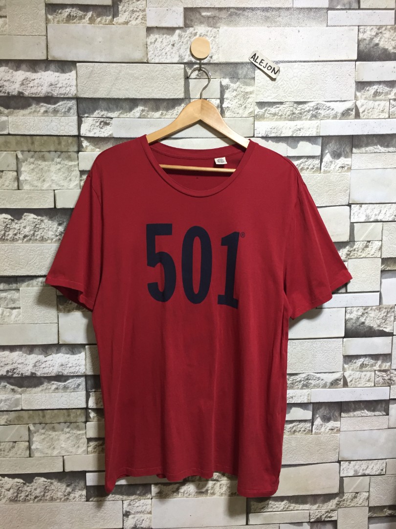 LEVI'S 501 TEE SHIRT, Men's Fashion, Tops & Sets, Tshirts & Polo Shirts ...