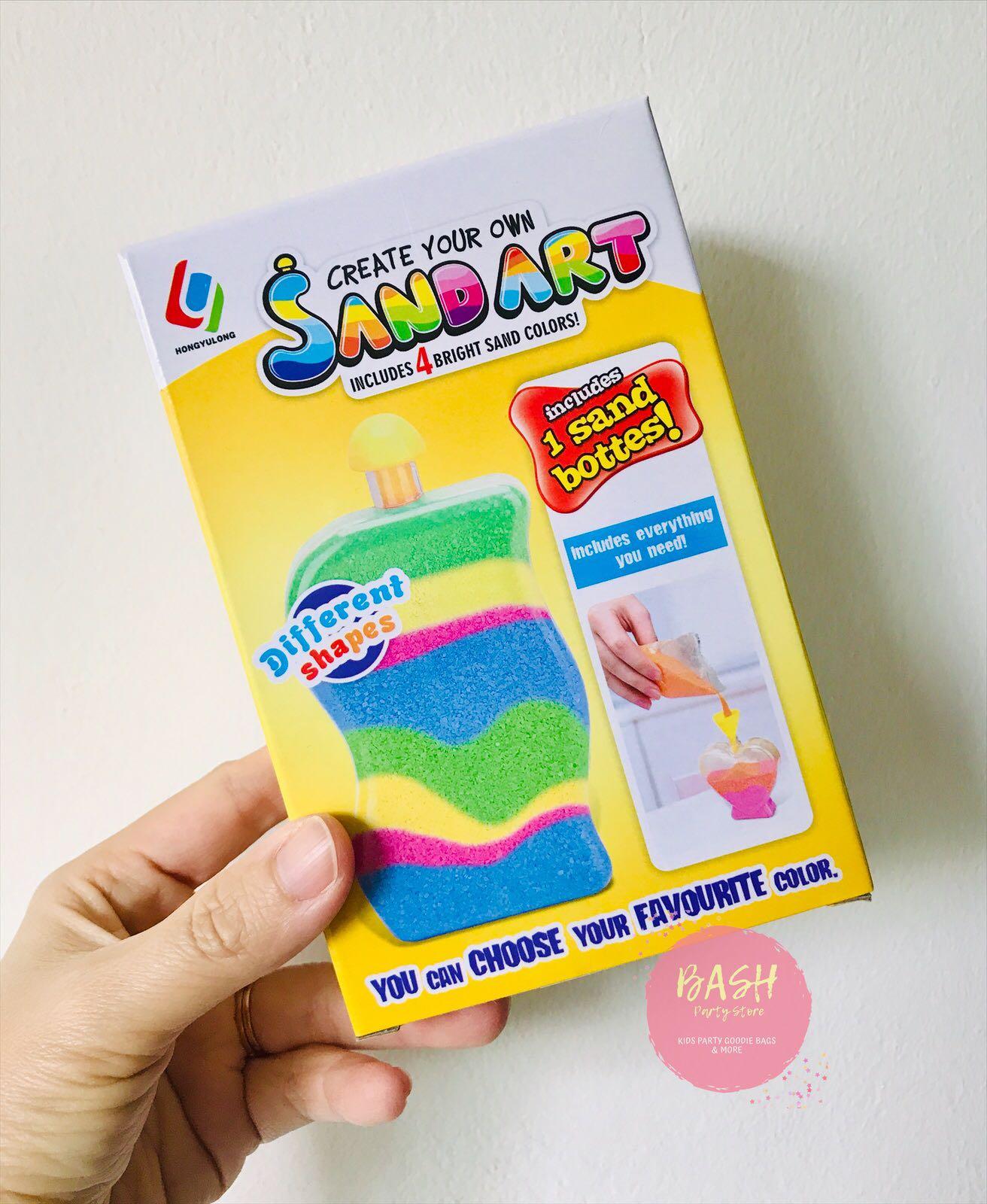 LIMITED EDITION Mini Sand Art Kit (Kids Party Goodie Bag), Hobbies ...