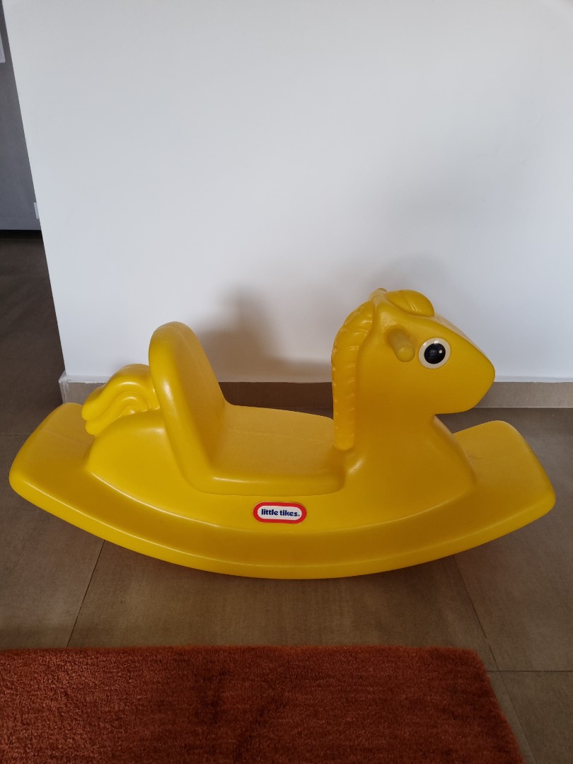 Little Tikes Yellow Rocking Horse - a classic, Babies & Kids, Baby ...