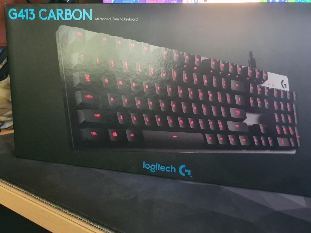 Logitech G413 Carbon Mechanical Gaming Keyboard, Computers & Tech ...