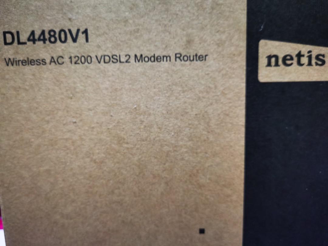 Modem Router Netis DL4480V1 AC1200, Computers & Tech, Parts ...