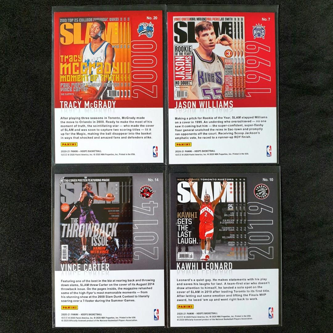 NBA Hoops 2020-21 SLAM Inserts (Lot of 8) NBA Cards, Hobbies & Toys ...