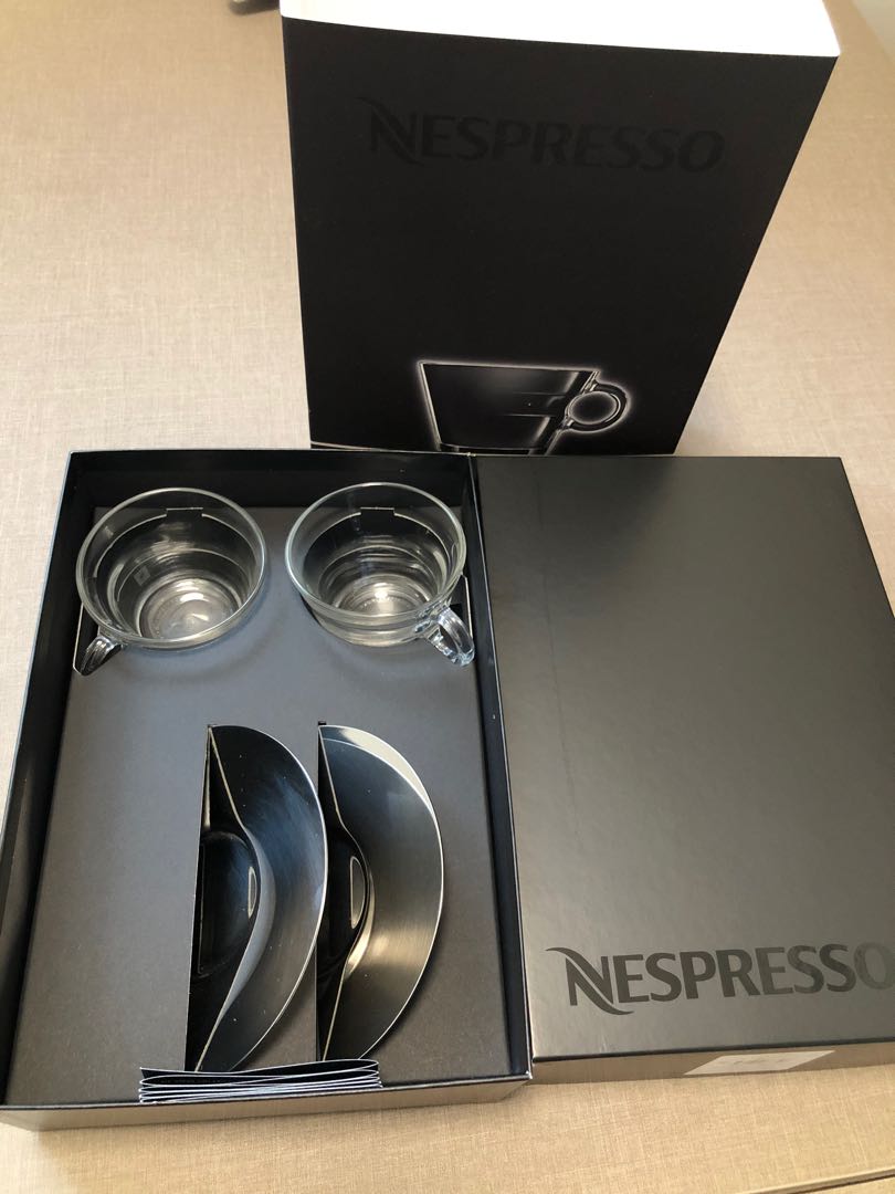 Nespresso view cups with saucer, Furniture & Home Living, Kitchenware ...