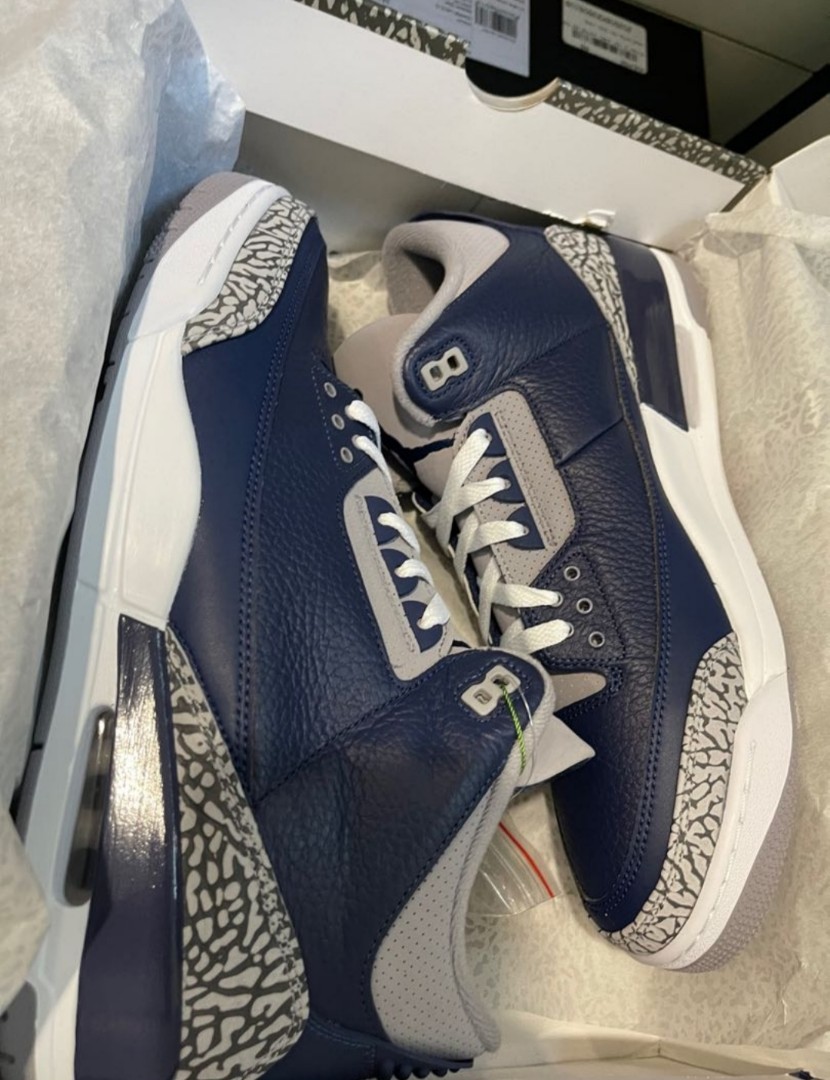 Nike Air Jordan 3 Georgetown, Men's Fashion, Footwear, Sneakers on ...