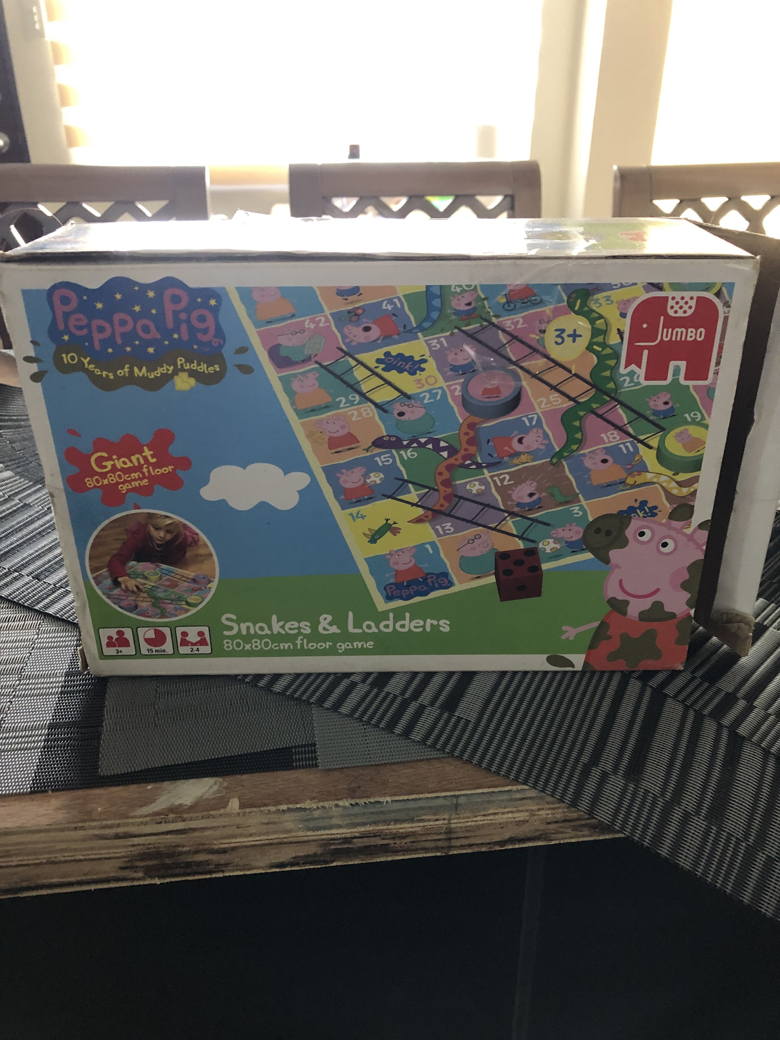 Peppa Pig Snake and Ladder Game, Hobbies & Toys, Toys & Games on Carousell