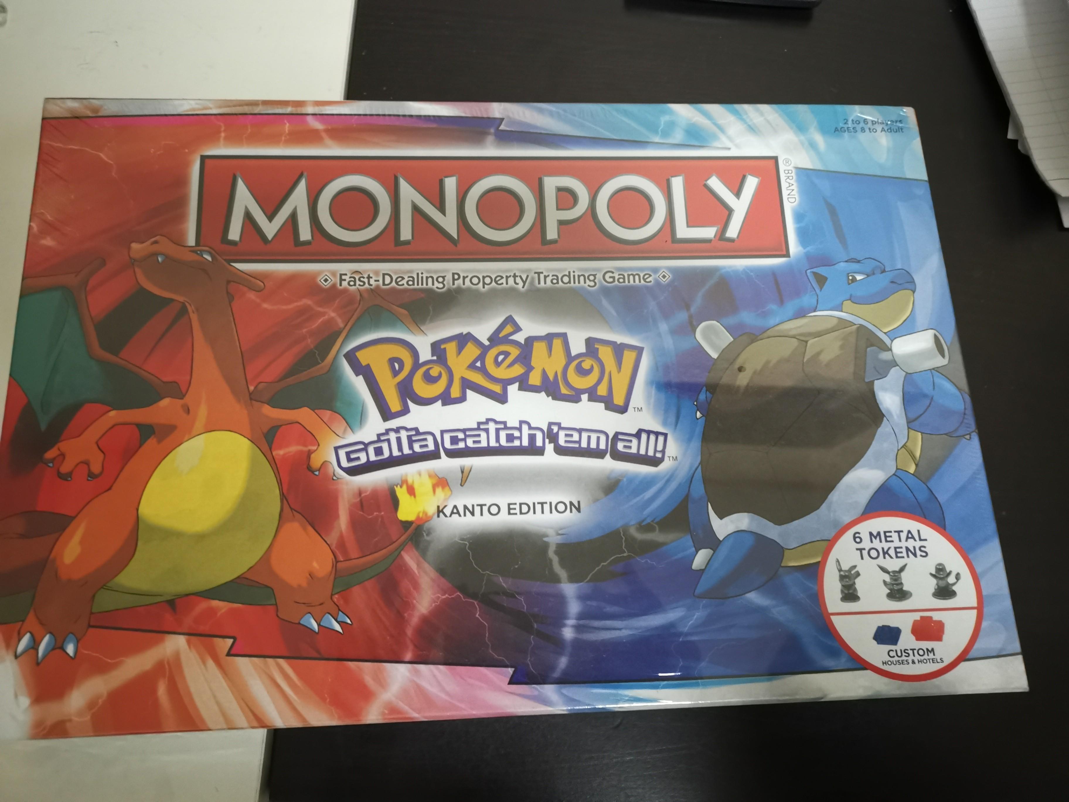 Pokemon monopoly, Hobbies & Toys, Toys & Games on Carousell