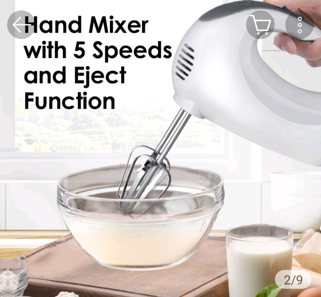 PowerPac Hand Mixer with 5speeds and Eject Function, TV & Home ...