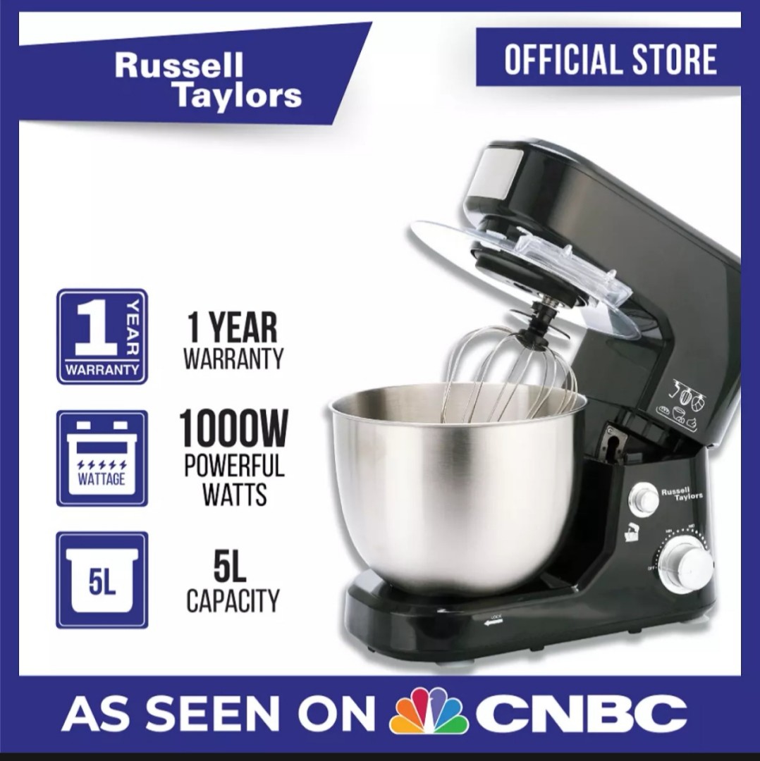 Russell Taylors 1000W Stand Mixer, TV & Home Appliances, Kitchen ...