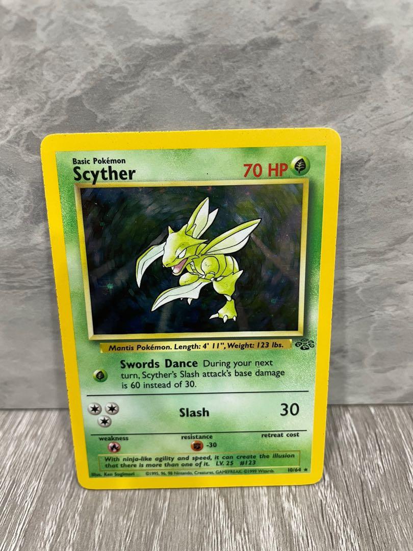 Scyther holo 10/64, Hobbies & Toys, Toys & Games on Carousell