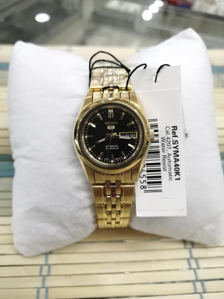 Seiko Gold Watch SYMA40 SYMA40K SYMA40K1, Women's Fashion, Watches ...
