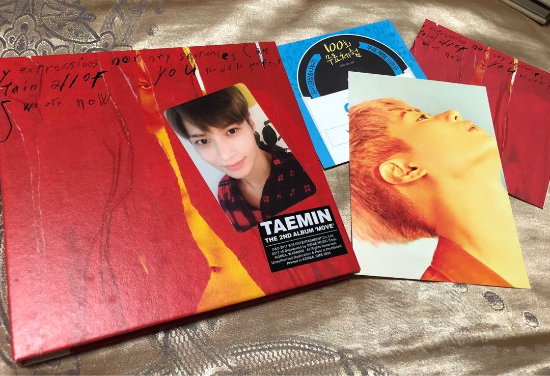 Taemin Album Merch Shinee Poster (Kpop), Hobbies & Toys, Collectibles ...