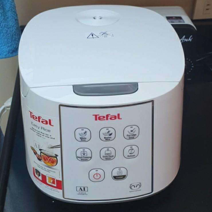 Tefal Easy Rice Spherical Pot Fuzzy Logic Rice Cooker (RK7231) 1.8L/ 10 ...