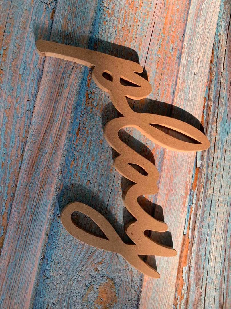 Wooden Name Cut outs, Babies & Kids, Baby Nursery & Kids Furniture ...