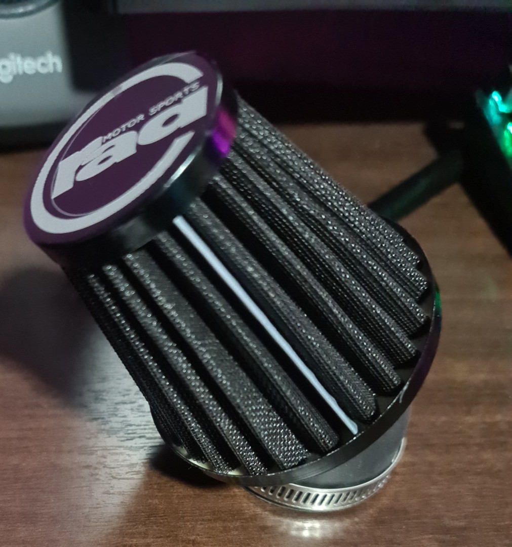 AEROX/NMAX/SNIPER V1 42MM AIR FILTER, Motorcycles, Motorcycle ...