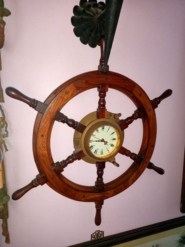 Antique Sailor wheel clock , Hobbies & Toys, Memorabilia & Collectibles ...