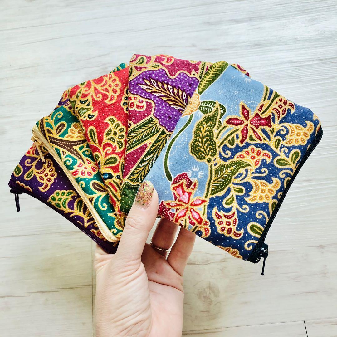 Batik Purse Handmade in Singapore, Women's Fashion, Bags & Wallets ...