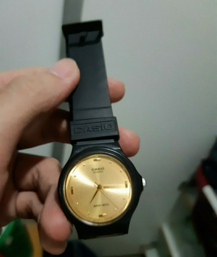 Casio Bundle Watch (Buy 1, take 1)- Black and Gold dial, Men's Fashion ...