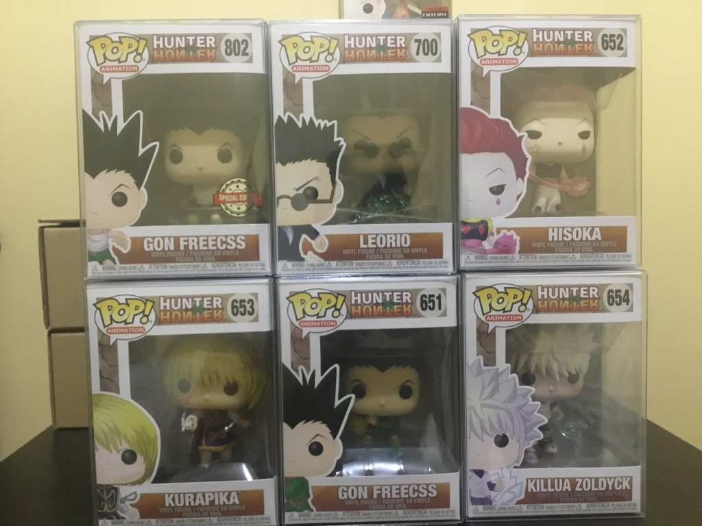 Funko POP Hunter X Hunter HxH set Gon Killua Leorio Kurapika Hisoka/GOn ...